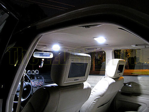 White LED Interior Dome, Map, Trunk And License Plate Lights Kit For L ...
